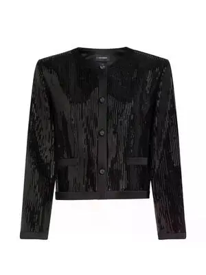 KARL LAGERFELD Karl Lagerfeld Sequin Embellished Jacket