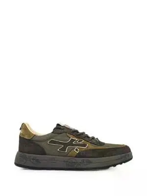 Premiata Nous Panelled Sneakers - Brown