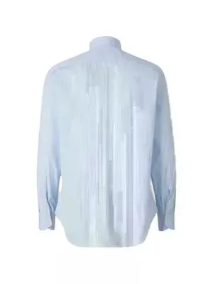 Canali Striped-pattern Long-sleeve Shirt