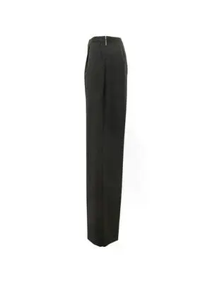 MSGM Logo Print Wide-leg Trousers