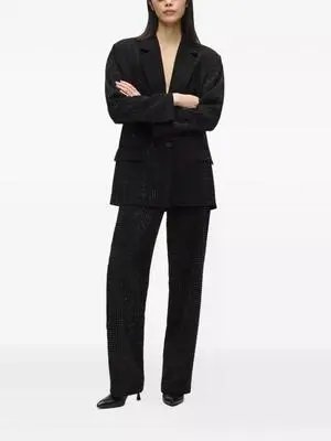 Karl Lagerfeld Rhinestone Embellished Tailored Pants