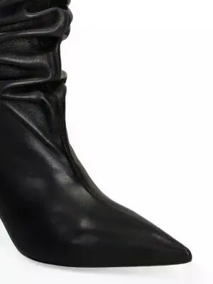 THE SELLER Ruched Pointed-toe Boots