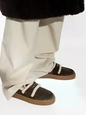 Inuikii Shearling Trim Loafers