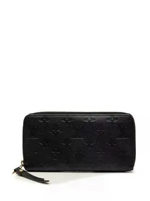 LOUIS VUITTON 2019 Monogram Empreinte Zippy Wallet Long Wallets