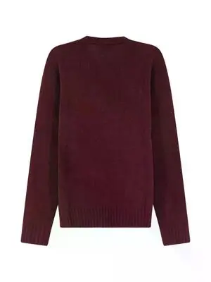 ALYSI Crew-neck Ribbed-trim Sweater