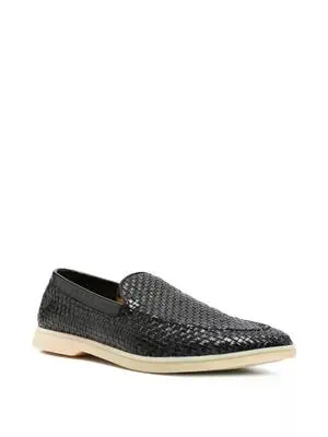 HENDERSON BARACCO Woven Leather Loafers