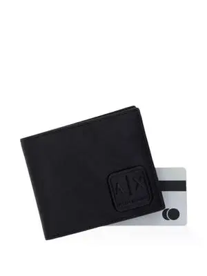 Armani Exchange Logo-patch Bifold Wallet