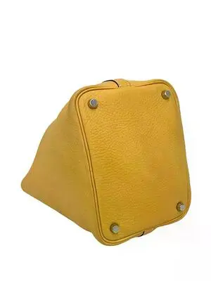 Hermès Clemence Picotin 18 Handbag - Yellow