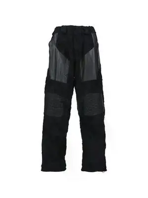FILTH Distressed Panelled Trousers
