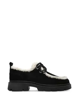 Inuikii Mocabee Ballet Flats With Shearling Trim