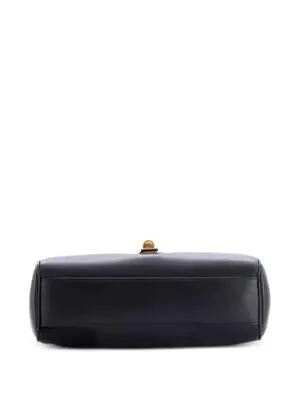 Celine Soft 16 Bag Smooth Calfskin Shoulder Bag - Black
