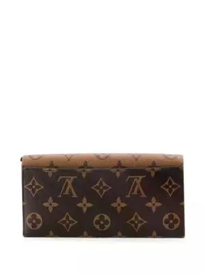 LOUIS VUITTON Emilie Wallet Reverse Monogram Canvas Small Wallets