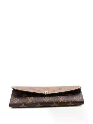LOUIS VUITTON Emilie Wallet Reverse Monogram Canvas Small Wallets - Brown