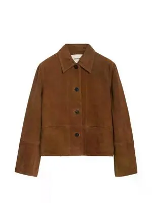 Zadig&Voltaire Lessa Suede Leather Jacket - Brown