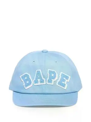 A BATHING APE Patched-panel Cap - Blue