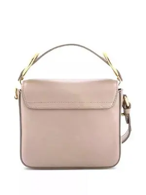 Chloé C Double Carry Bag Leather Mini Shoulder Bag Neutrals