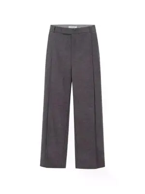 Patrizia Pepe Pressed-crease Tailored Trousers - Grey