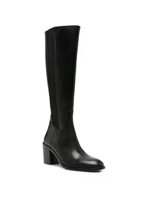 SERGIO MORETTI FIRENZE Side-zip Leather Boots