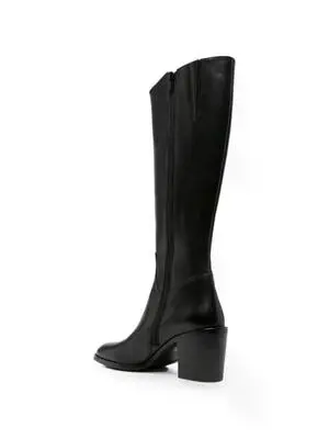 SERGIO MORETTI FIRENZE Side-zip Leather Boots