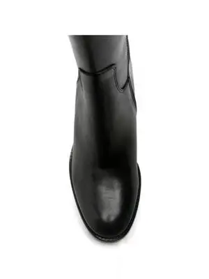 SERGIO MORETTI FIRENZE Side-zip Leather Boots