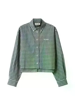 Miu Miu Plaid Shirt - Green