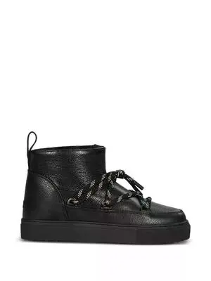 Inuikii Grainy Leather Lace-up Boots