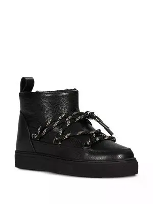 Inuikii Grainy Leather Lace-up Boots