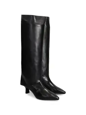 THE SELLER Fold-over Pointed-toe Boots