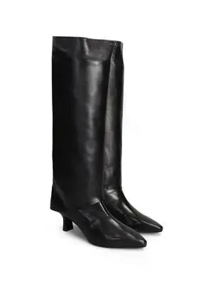 THE SELLER Fold-over Pointed-toe Boots