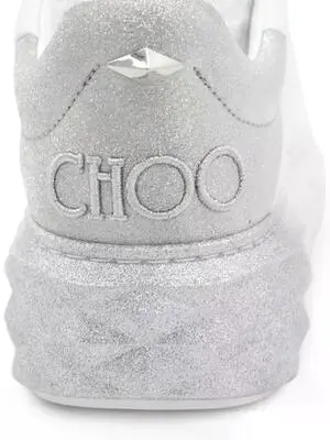 JIMMY CHOO Diamond Maxi Glitter Detail Sneakers
