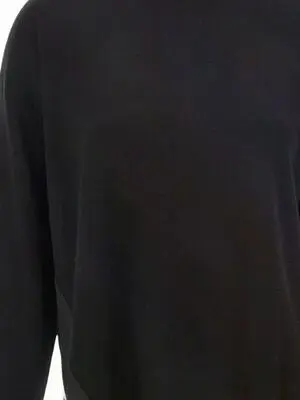 ELENA MIRÒ Asymmetrical Hem High-neck Sweater