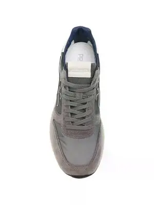 Premiata Mick Panelled Logo Detail Sneakers - Grey