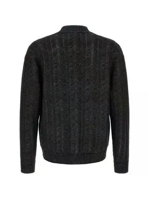 Missoni Wool And Viscose-blend Cardigan With Greek Key Motif