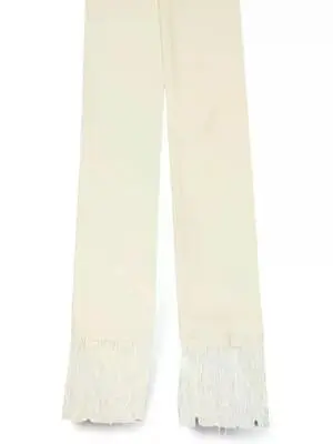 PAULA Fringed Wrap Blouse
