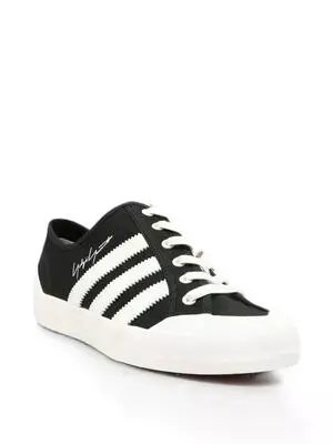 Yohji Yamamoto Signature-print Sneakers - Black