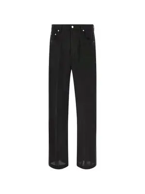 Rick Owens Geth Wide-leg Jeans - Black