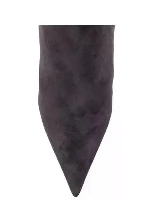 Paris Texas Vera Pointed-toe Ankle Boots - Purple