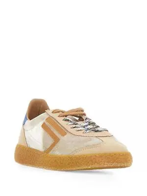 PURAAI Velvet-effect Sneakers - Neutrals