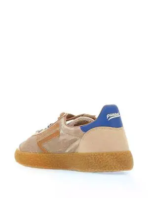 PURAAI Velvet-effect Sneakers - Neutrals
