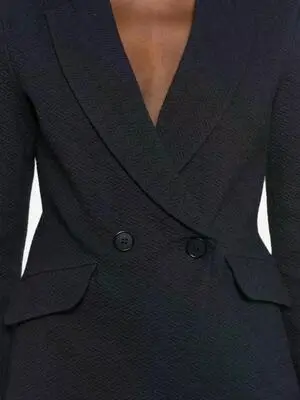 Emporio Armani Double-breasted Textured Jacket