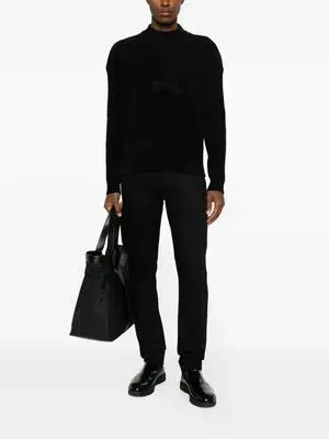 Emporio Armani Logo-embroidered Sweater
