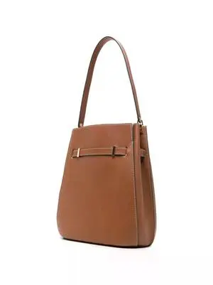 Tory Burch Lee Radziwill Leather Bucket Bag - Brown