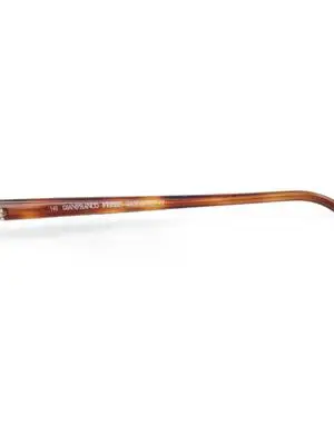 Gianfranco Ferre Tortoiseshell-effect Oval-frame Glasses