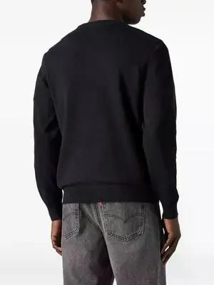 LEVI'S Logo-embroidered Crew-neck Sweatshirt