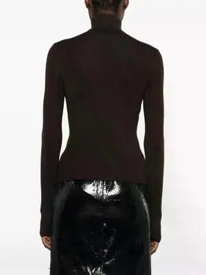 THE FRANKIE SHOP Sade Ribbed-knit Quarter-zip Sweater