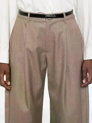 ELEH Pleated Wide-leg Trousers