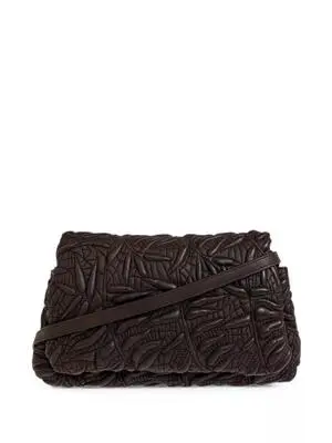 Munthe Foluke Quilted Clutch Bag - Brown