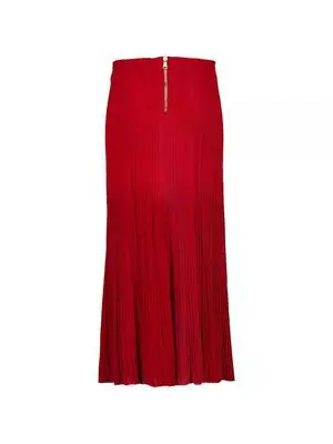 Balmain Pleated Midi Skirt