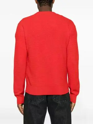 Moncler Waffle-knit Logo-patch Sweater
