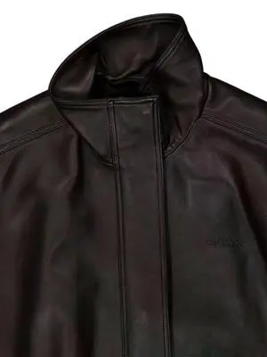 Balenciaga Sleeveless Blouson In Moka
